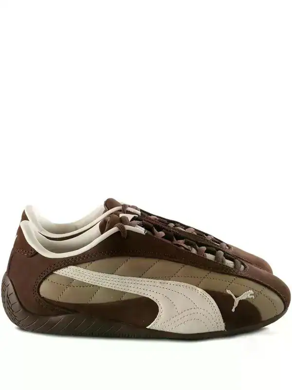 Puma Speedcat Plus Quilted Sneakers - Brown | Editorialist