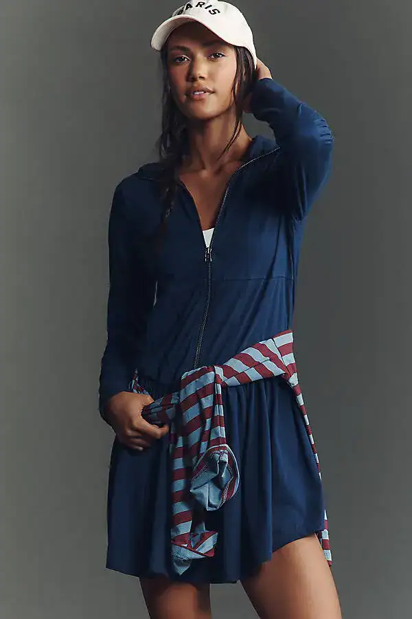 Daily Practice By Taylor Mini Dress - Navy Ink