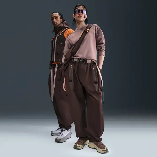 Nike Ispa Wrap Pants - Brown | Editorialist