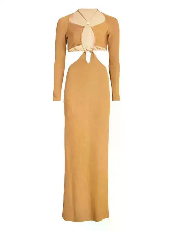 Patbo Women's Embellished Cut-Out Maxi Dress - Metallic - Maxi Dresses