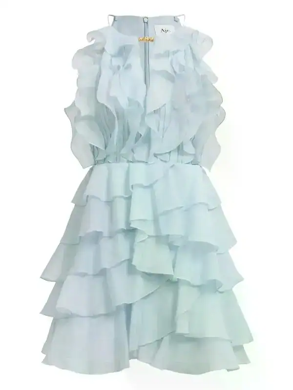 aje white and blue dress AJE Women's Abbey Twisted Midi Dress main image 0