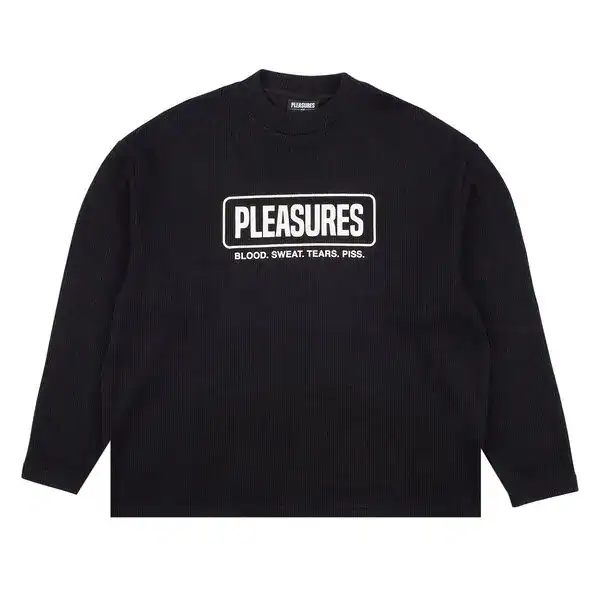 Pleasures Fresno Knit Top - Black | Editorialist