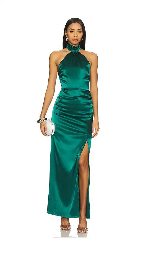 white christmas dresses Malvern Maxi Dress Green main image 0