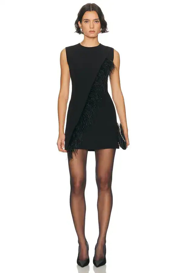 alc black dress A.L.C. Women's Astrid Lace Midi Dress In Black, Size 6