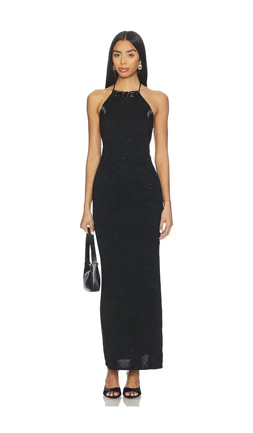 Asta Resort Katie Dress In Black Sequin - 6% Off | Editorialist