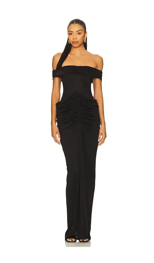 MISHA | The Polaris Cupro Dress | Designer Ready-To-Wear Clothing