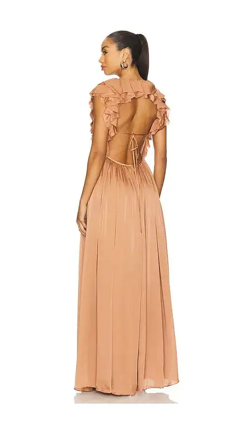 ulla johnson rose gold dress Ulla Johnson Byzantine Gown in Rose