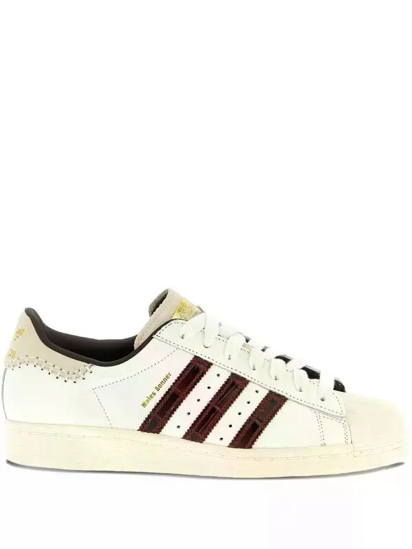 Adidas X Wales Bonner Superstar Crocodile-Effect Sneakers - Neutrals ...