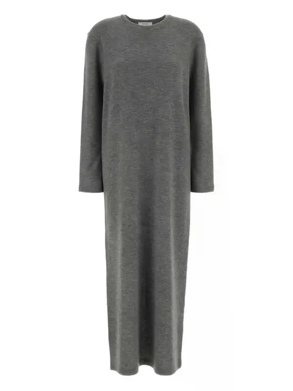 The Row Alina Cashmere Maxi Dress In Grey - 33% Off | Editorialist