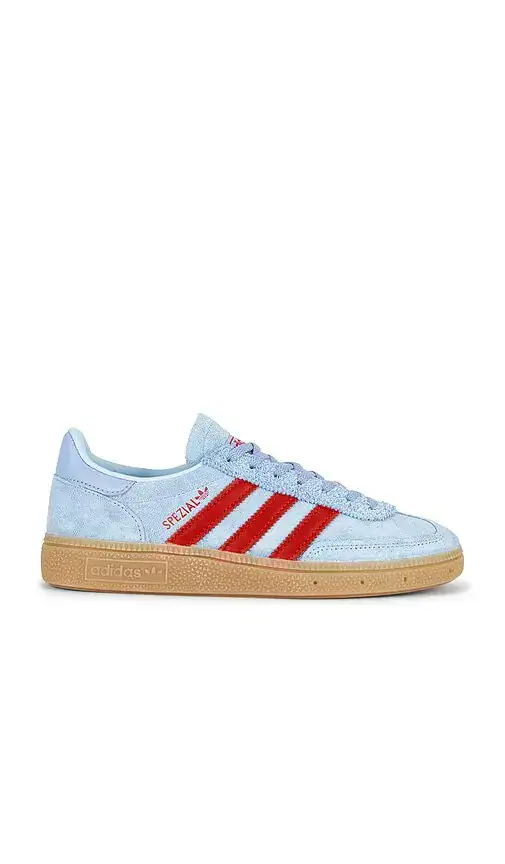 Adidas Originals Handball Spezial Sneakers - Glow Blue Red & Blue Spark |  Editorialist