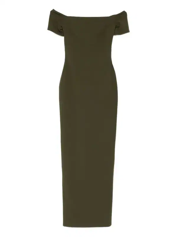 Solace London Nile Maxi Dress - Green - 37% Off | Editorialist