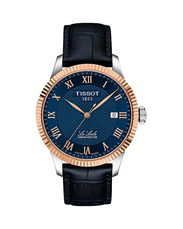 Tissot Le Locle Cosc Watch, 39mm - Blue/Blue | Editorialist