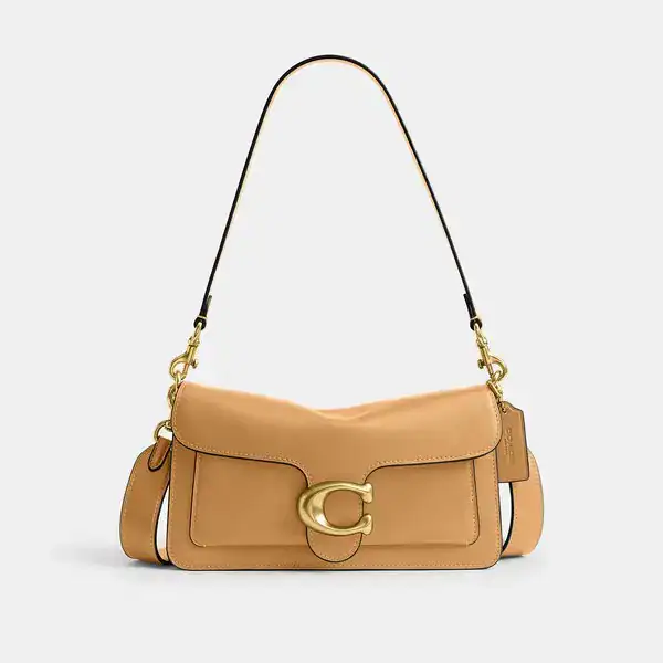 Coach Tabby Shoulder Bag 26 - Brass/Biscuit | Editorialist