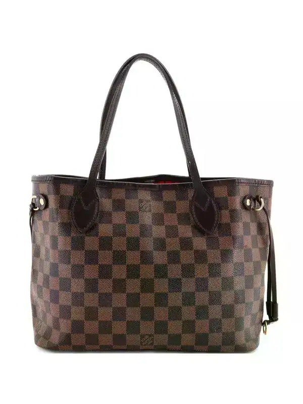 Louis Vuitton Neverfull Nm Damier Pm Tote Bag In Brown - 10% Off ...