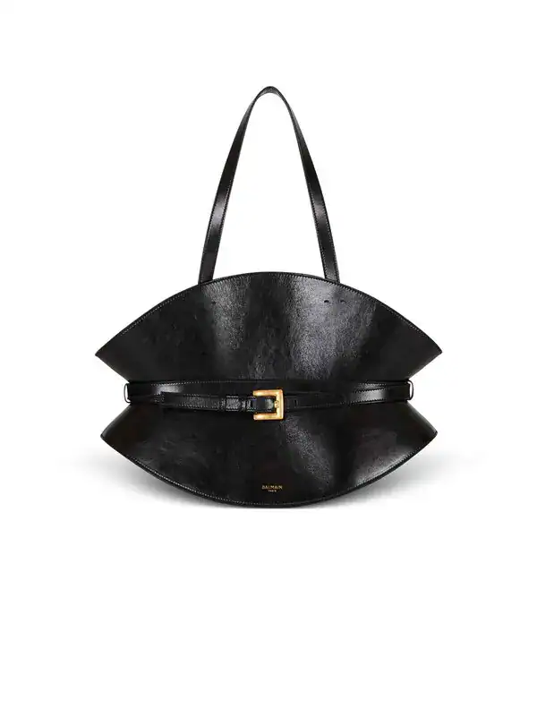 Balmain Maxi Shuffle Bag - Black | Editorialist