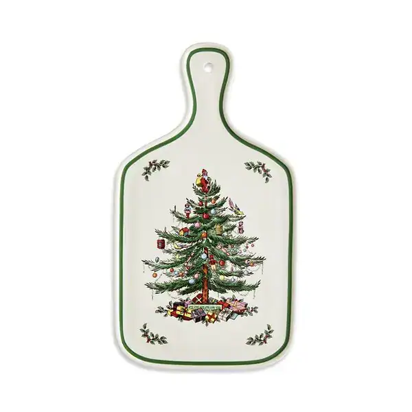 Spode Christmas Tree Serving Board, 13.5 In Green - 25% Off | Editorialist