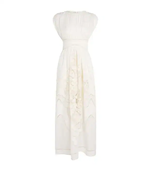 Zimmermann Linen Maxi Dress - Ivory | Editorialist