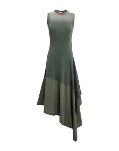 slim fit dress slacks Fran Dress Iceberg Green — Diesel.ie