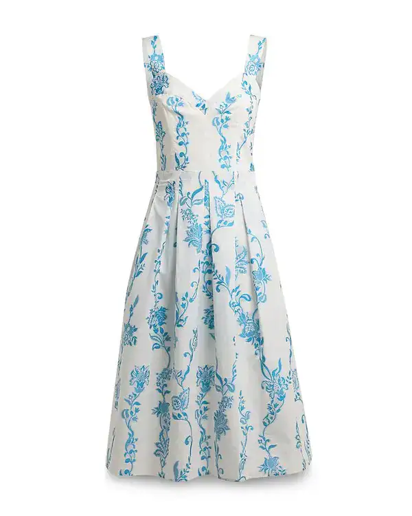 embroidered apron dress Romantic Flower Straps Red Tulle Slit Fairy Formal Dress