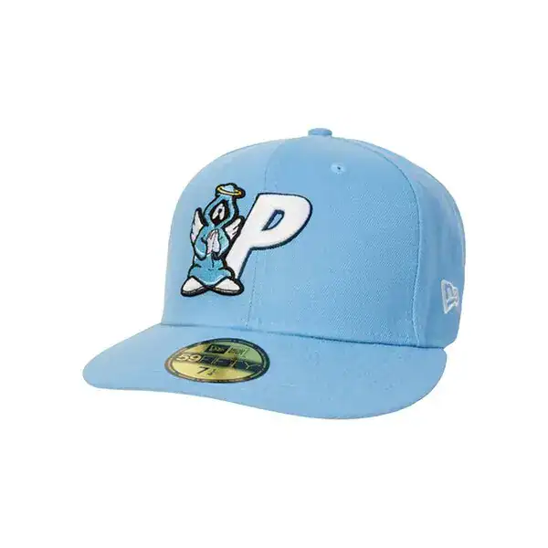 Palace Right And Wrong P New Era 59fifty - Blue | Editorialist