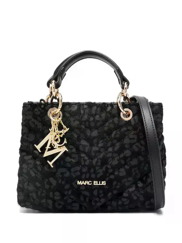 Marc Ellis Arisu Lettering-Charm Crossbody Bag In Black - 20% Off ...
