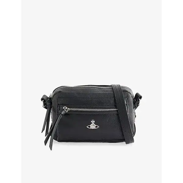 VIVIENNE WESTWOOD Hannah Faux-leather Cross Body Bag - Black