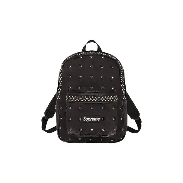 Supreme X B.B. Simon Denim Backpack - Black | Editorialist