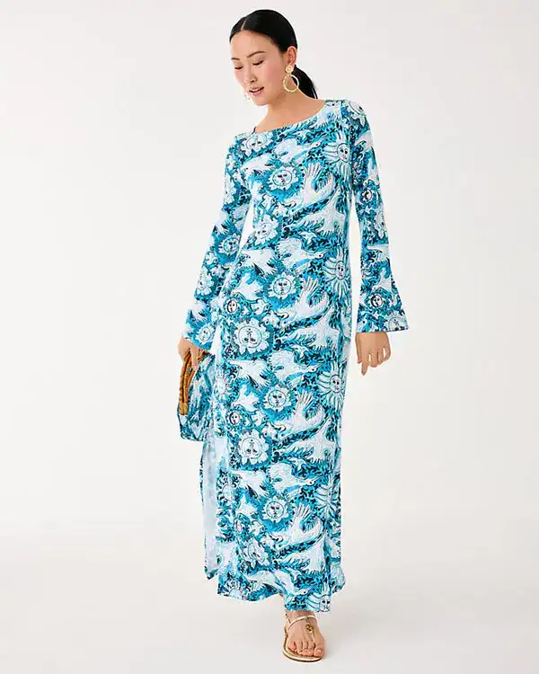 lilly pulitzer blue maxi dress Lilly Pulitzer Jane Maxi Dress main image 1