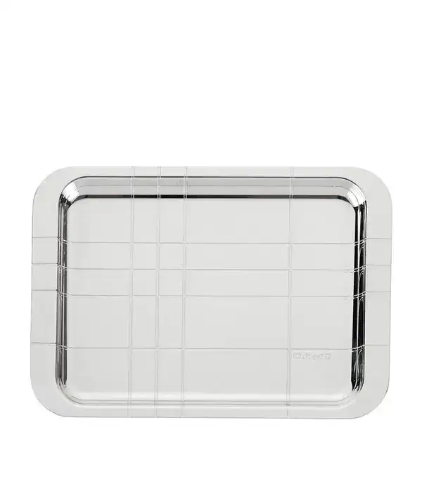 Christofle Plated Graphik Tray - Silver | Editorialist