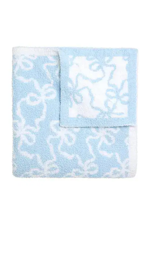 LoveShackFancy Teddy Bow Blanket