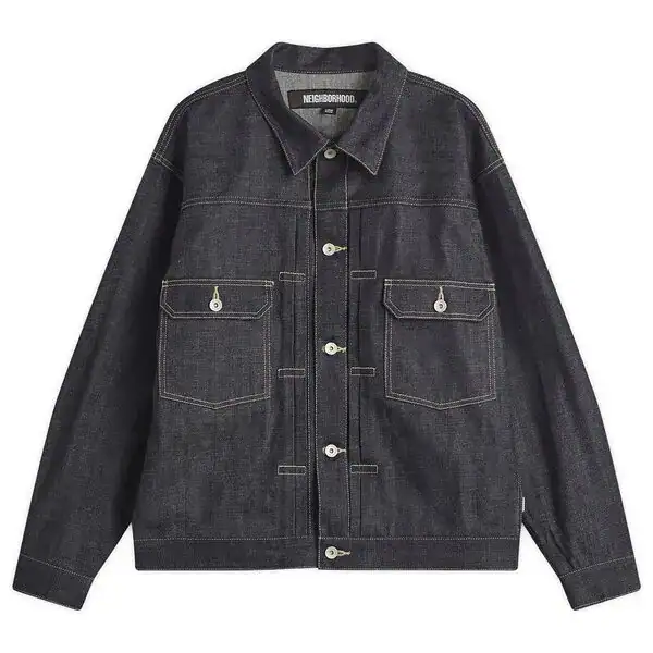 Neighborhood Washed Denim Type-2 Jacket - Indigo | Editorialist