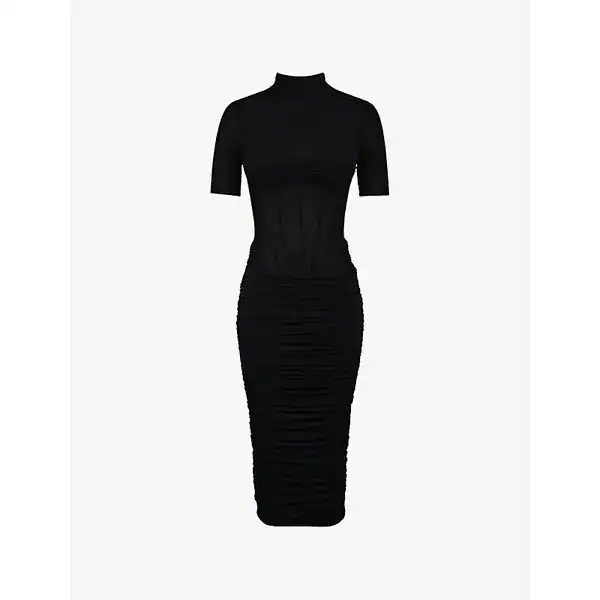 knee length dresses for ladies House of CB Maxi Dress – RAG REVOLUTION main image 0