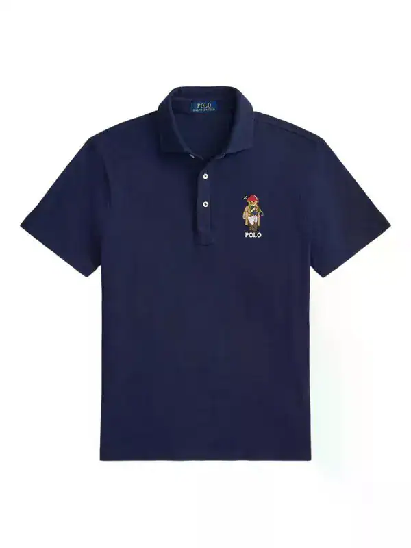 Polo Ralph Lauren Polo Bear Polo Shirt - Blue | Editorialist
