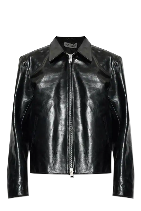 Our Legacy Leather Jacket - Black | Editorialist