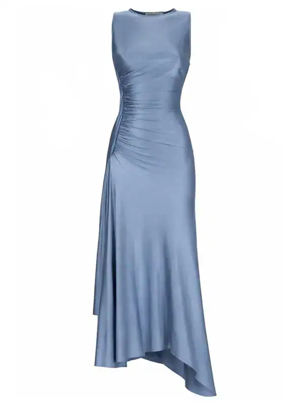 victoria beckham dress blue Smocked dress | Victoria Beckham main image 0