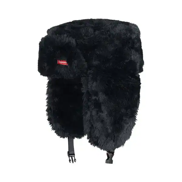 Supreme Fur Trapper Hat - Black | Editorialist