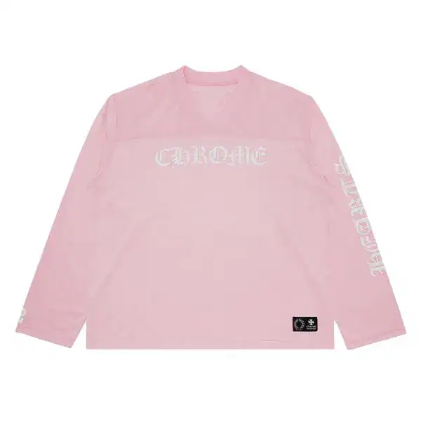Chrome Hearts Love You Mesh Warm Up Jersey - Pink | Editorialist