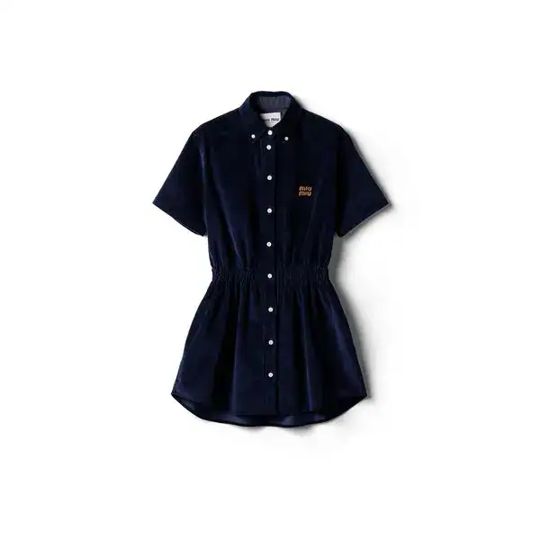 slim fit dress slacks Dark Mauve Floral Corduroy Long Sleeve Mini Dress main image 0