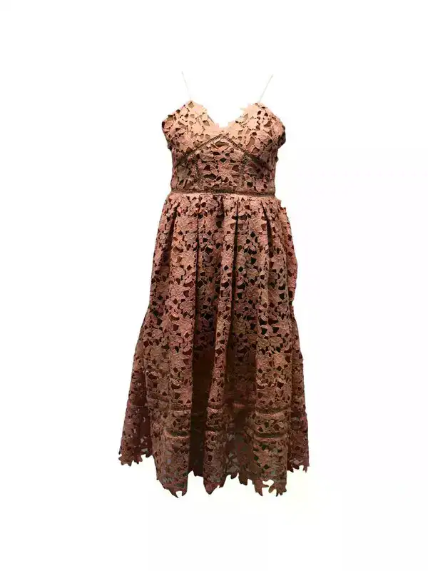 Self-portrait Azaelea Lace Midi Dress - Pink