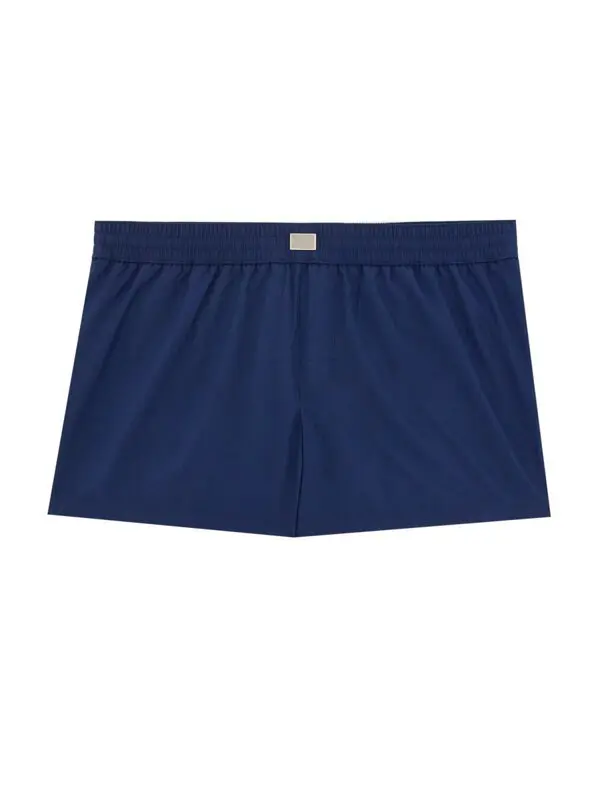 Dolce & Gabbana Logo Plaque Swimsuit - Blue
