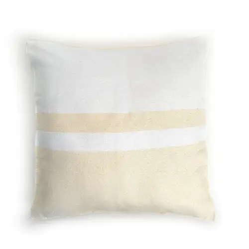 NATIVA Woven Block Pillowcover Only - Cream