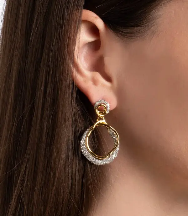 Alexis Bittar Solanales Orbit Drop Earrings - Gold