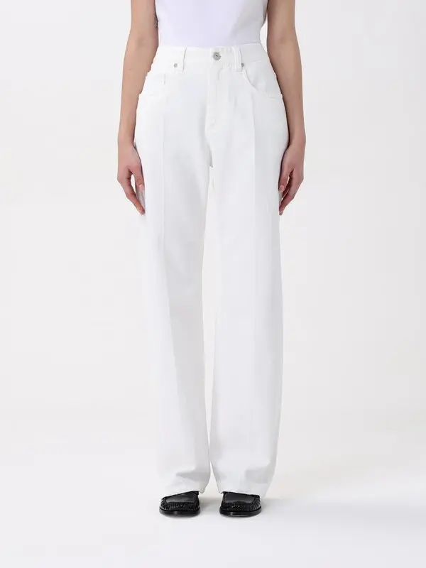 Brunello Cucinelli Straight Leg Jeans - White