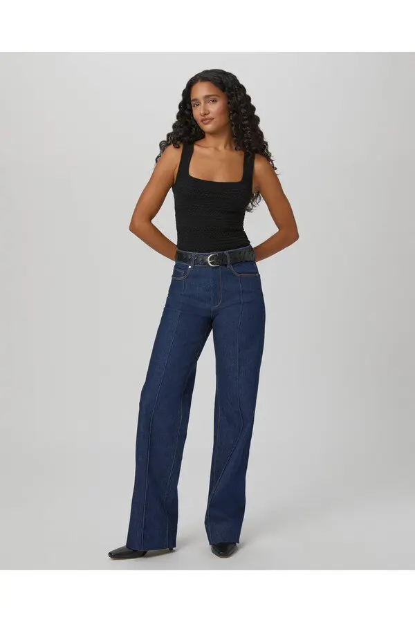 Paige Sasha Wide Leg Jean - Denim
