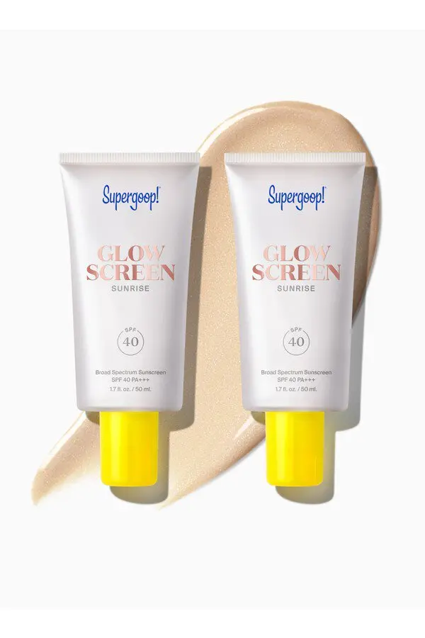 SUPERGOOP Glowscreen Spf 40 In Sunrise 2 Pack - Natural