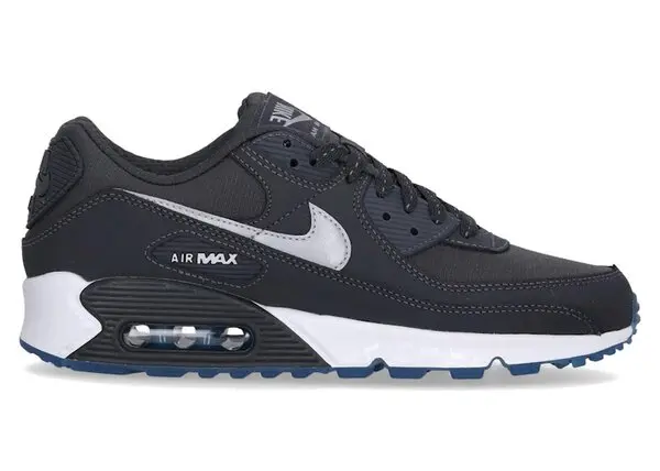 Nike Air Max 90 Reflective Swoosh - Anthracite/industrial Blue/white
