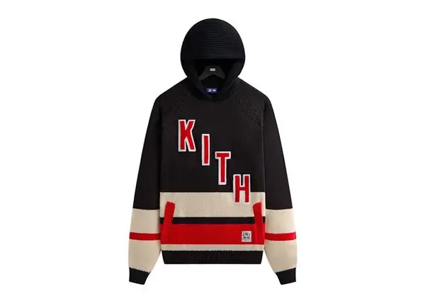 Kith X New York Rangers Hooded Delk Sweater