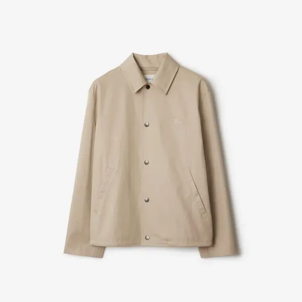 Burberry Relaxed Fit Gabardine Jacket