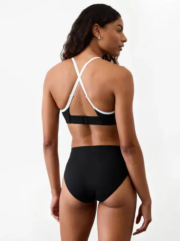 Athleta High Waist Bikini Bottom In Black 50% Off Editorialist