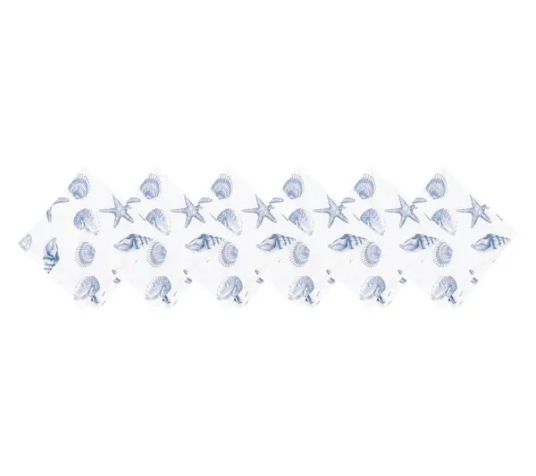 VALERIE PARR HILL Calming Seas Napkin Set Of 6 Valerie